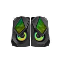 China CU101 2.0 PC Speakers with 2 x 3W Power Output and 60Hz-20KHz Frequency Response for sale