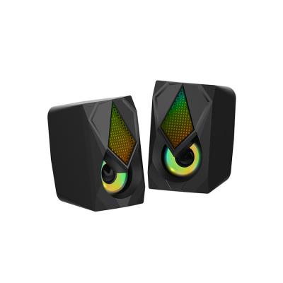 China CU101 2.0 PC Speakers with 2 x 3W Power Output and 60Hz-20KHz Frequency Response for sale