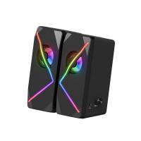 China 2.0 PC Speakers 2 x 3W Stereo System with 60Hz-20KHz Frequency Response and 3.5mm Connector for sale