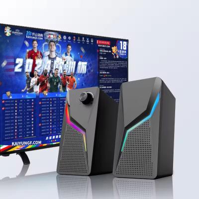 China 6W Output Power Portable Desktop Sound System with Stereo Bass Speaker and USB Input for sale