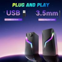 China 6W Output Power Portable Desktop Sound System with Stereo Bass Speaker and USB Input for sale