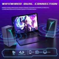 China Plastic Cabinet 2.0 Desktop Multimedia Portable Speaker for PC Laptop USB Gaming Computer for sale