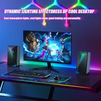 China Plastic Cabinet 2.0 Desktop Multimedia Portable Speaker for PC Laptop USB Gaming Computer for sale