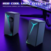 China Plastic Cabinet 2.0 Desktop Multimedia Portable Speaker for PC Laptop USB Gaming Computer for sale