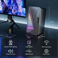 China USB 2.0 Computer Gaming Speakers For PC Desktop Subwoofer Wired Blue Tooth Speaker for sale