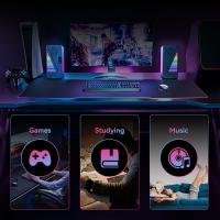 China USB 2.0 Computer Gaming Speakers For PC Desktop Subwoofer Wired Blue Tooth Speaker for sale