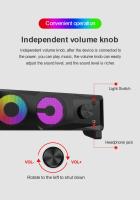 China Multimedia Portable 2.0 Channel USB PC Powered RGB Gaming Computer Speakers for CKD SKD for sale