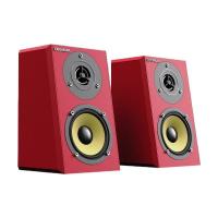 China 2.0 Stereo Active PC Monitor Gaming Speakers with Mic Headphone Jack USB Powered Red AUX for sale