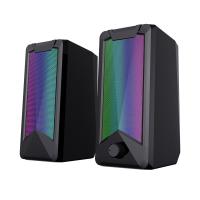 China 2.0 RGB PC Gaming Ser USB Powered Wired With LED Light Portable Player Plastic Cabinet for sale