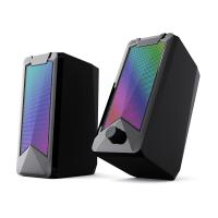 China 2.0 RGB PC Gaming Ser USB Powered Wired With LED Light Portable Player Plastic Cabinet for sale
