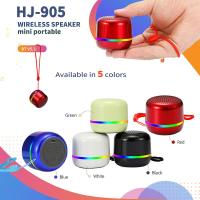 China 3W 500mah Small Size Outdoor Home Wireless Portable Music Box Mini Blue Tooth Speakers for sale