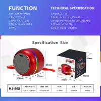 China 3W 500mah Small Size Outdoor Home Wireless Portable Music Box Mini Blue Tooth Speakers for sale