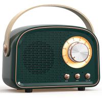 China Wireless Retro Bluetooth Speaker with TWS Music Player and FM Radio Display Screen NO for sale