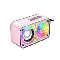 China 10W Output Power Wireless Speaker Transparent Mecha Portable Mini Subwoofer TWS Audio for sale