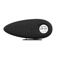 China SM-2402 Shark Tooth Wireless Clock Speaker with 20W Output and 2200mAh Battery - RGB Lighting, Bluetooth, FM Radio for sale