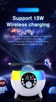 China 14W Bluetooth Speaker with RGB LED Lights, Wireless Charging and 1800mAh Battery - CO-2310 Model for sale