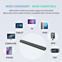 China 30W Bluetooth 5.0 Soundbar for TV and PC - 560mm Portable Speaker with 2500mAh Battery for sale