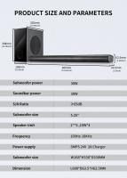 China HJ-203A 2.1 Channel Wireless Bluetooth Speaker System with 40W Output and Subwoofer for Home Theater for sale