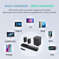China CM616 5.1 Channel Bluetooth Speaker System with 125W Total Power for Home Theater and Gaming for sale