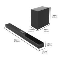 China CM619 3.1 Bluetooth Speaker System with 120W Output and 6.5