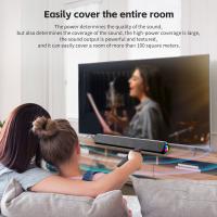 China 2500mAh 3.7V Battery TV Sound Bar with Subwoofer, Bluetooth 5.0 and RGB Lighting - 560mm Length for sale