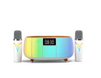 China CO-2403 Multi-Functional Computer Clock Speaker with RGB Lighting, 2400mAh Battery, and 8W x 2 Stereo Output for sale