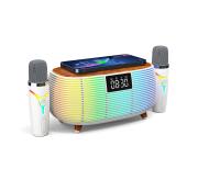 China CO-2403 Multi-Functional Computer Clock Speaker with RGB Lighting, 2400mAh Battery, and 8W x 2 Stereo Output for sale