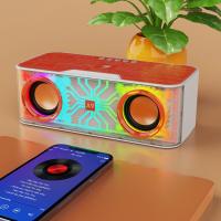 China A9 Outdoor Portable Bluetooth Speaker with LED Lights - 10W Output, 1200mAh Battery, Waterproof Design for sale