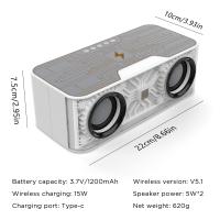 China A9 Outdoor Portable Bluetooth Speaker with LED Lights - 10W Output, 1200mAh Battery, Waterproof Design for sale