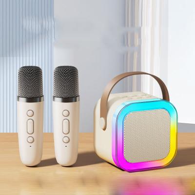 China K12 Portable Karaoke Machine with 2 Wireless Microphones and Wi-Fi Music Support for Kids Birthday Gifts for sale