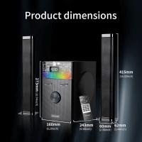 China Y-2366 2.1 Home Theater Computer Speaker with 60W RMS Output, Bluetooth, USB, and FM Radio Connectivity for sale