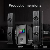 China RGB Sound Multimedia Bluetooth Wireless 2.1 Home Theater System for CKD SKD Support for sale