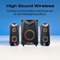 China RGB LED Lighting 2.1 Channel Speakers Audio System SKD for Professional Surround Sound for sale