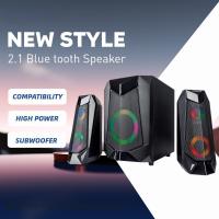 China RGB LED Lighting 2.1 Channel Speakers Audio System SKD for Professional Surround Sound for sale