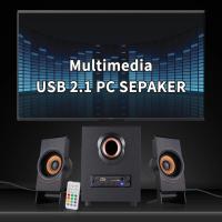 China Desktop Wooden PC Speaker USB 2.1 Channel with Blue Tooth Audio and USB Connection for sale
