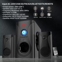 China HiFi Surround Sound Electronic Home Theater 2.1 Multimedia Speaker System for Leisure for sale