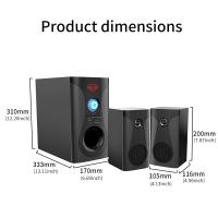 China HiFi Surround Sound Electronic Home Theater 2.1 Multimedia Speaker System for Leisure for sale