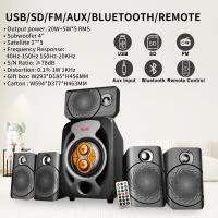 China 5.1 Channel Home Theater Speaker System with 90W Output Power, USB/SD/FM Support and Apt-x Audio Technology for sale
