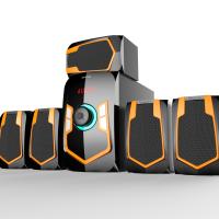 China 5.1 Channel Home Theater Speaker System with Wooden Cabinet, USB/SD/FM Input and Remote Control for Home Entertainment for sale