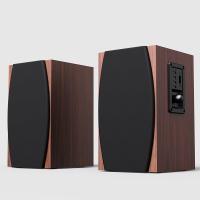 China DC Power Source Wood Cabinet Bookshelf Speakers 2.0 HiFi Sound for Home Theater System for sale
