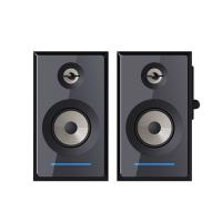 China Active Brown BT 5.0 Wireless Bookshelf Speaker S-63 featuring TWO-WAY Audio Crossover for sale