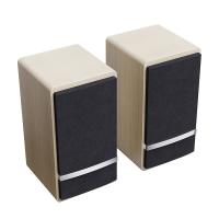 China Subwoofer-equipped Wooden Gaming Multimedia Computer Speaker for Laptop Notebook Music for sale
