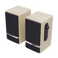 China Subwoofer-equipped Wooden Gaming Multimedia Computer Speaker for Laptop Notebook Music for sale