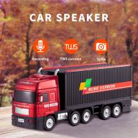 China TF FM USB FM Radio TF Card USB Portable Mini Speaker Led Light For BT Trucks Model Car for sale