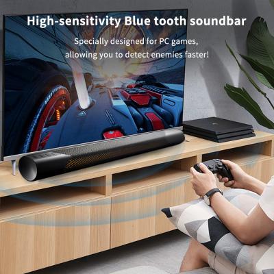 China 2000mAh Battery Powered TV Soundbar Speaker with 20W Output and Multiple Audio Inputs for LED TV for sale