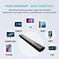China 85 Inch TV Soundbar Speaker with 20W Power, Bluetooth Connectivity and 87.5-108 FM Radio for Home Theater Systems for sale