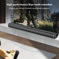 China Black 2000mA TV Soundbar Speaker DC 5V with 5W×2 Power and FM Radio Wireless Connectivity for sale