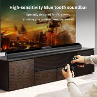 China 2000mAh Bluetooth TV Soundbar Speaker 2.0 Channel 20W Wireless Audio System with Multiple Input Options for sale