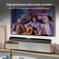 China 2000mAh Bluetooth TV Soundbar Speaker 2.0 Channel 20W Wireless Audio System with Multiple Input Options for sale