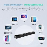 China High Fidelity Wireless TV Soundbar Speaker 20W Peak Power with 2000mAh Battery and FM Radio for sale